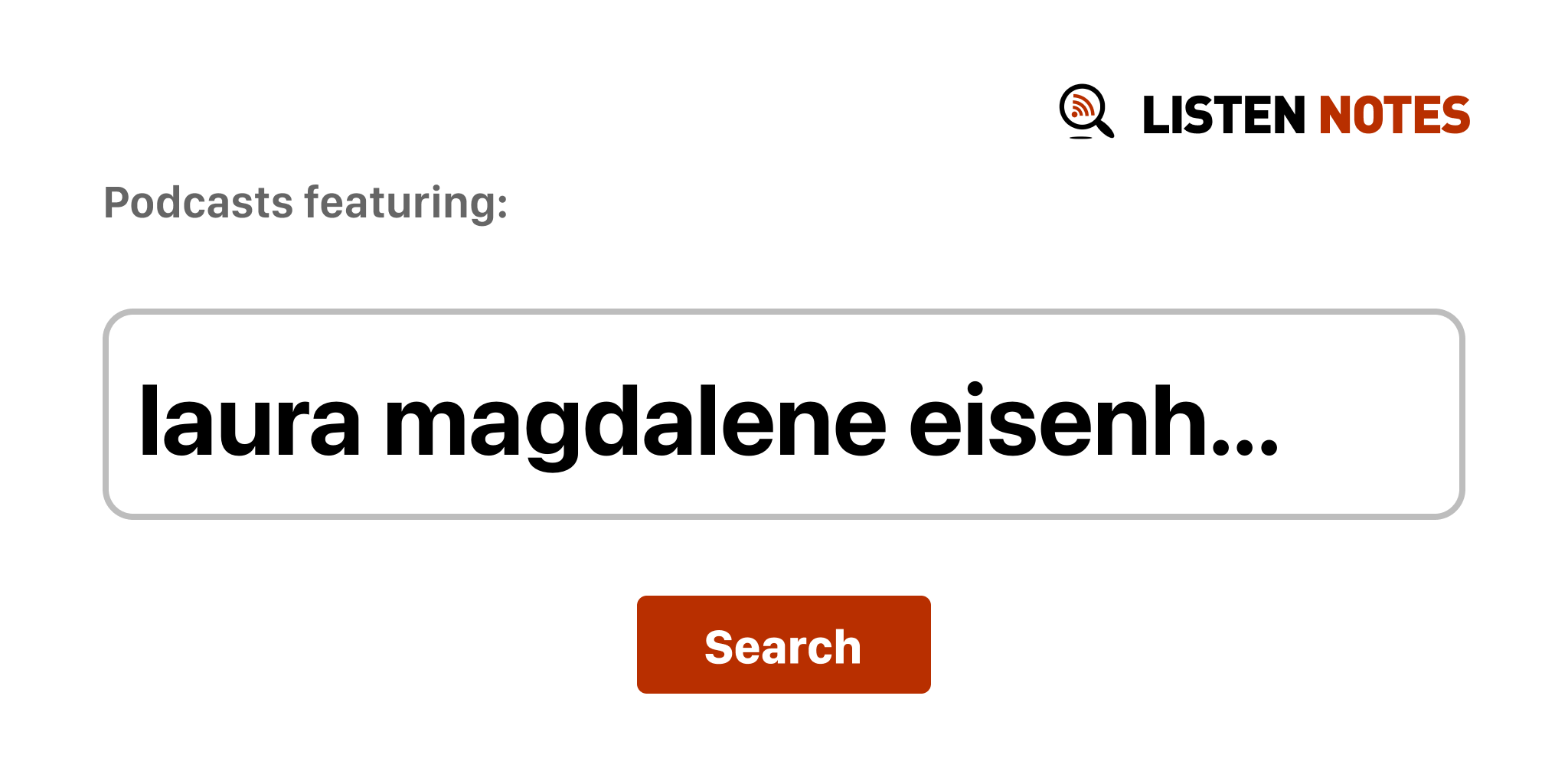 Laura Magdalene Eisenhower - Top podcast episodes